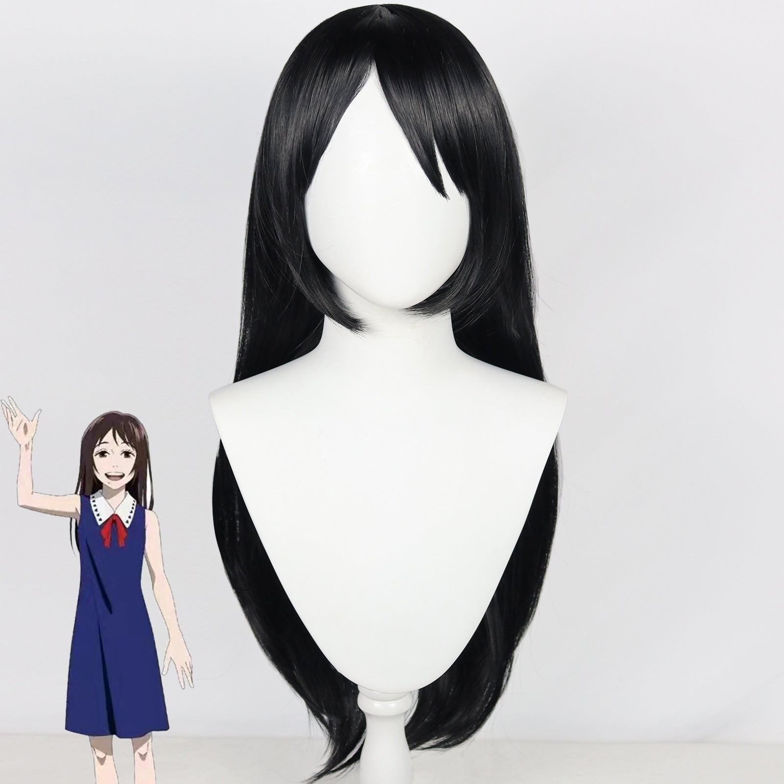 Jujutsu Kaisen Rika Orimoto Schwarze Cosplay Perücke – Crazecosplay